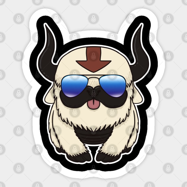 Appa - Yip Yip - The Last Airbender V2 - Appa - Sticker | TeePublic